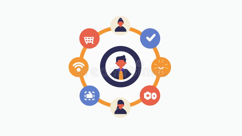 Feedback Loop Icon for Business Presentations and Websites Stock Vector ...