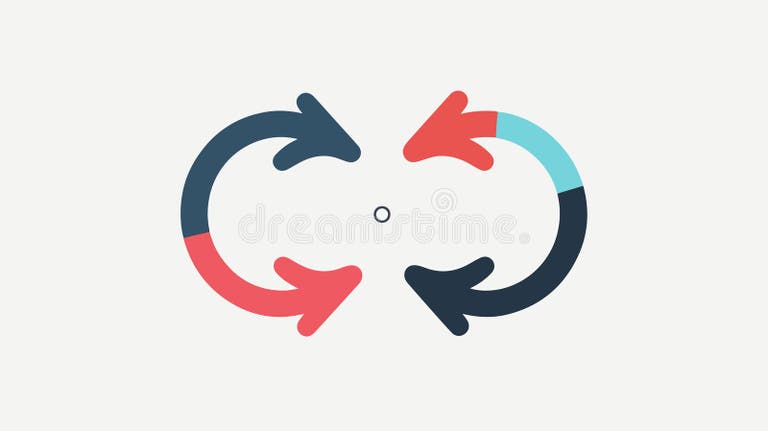 Feedback Loop Icon for Business Presentations and Websites Stock Vector ...