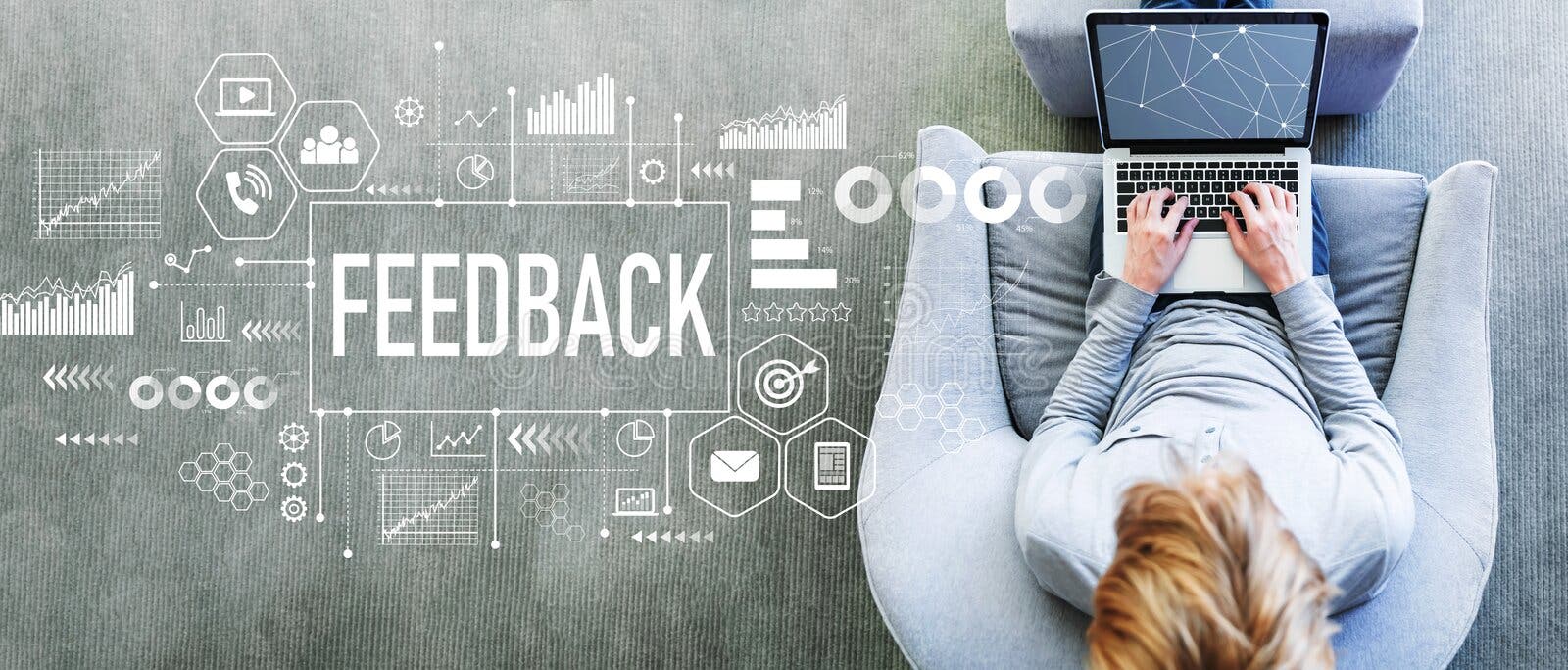 Online Reviews Feedback Comment Suggestion Concept Stock Image - Image ...