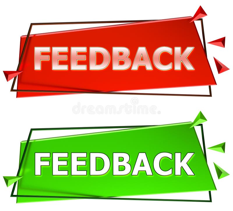 Feedback sign stock illustration. Illustration of modern - 112484609