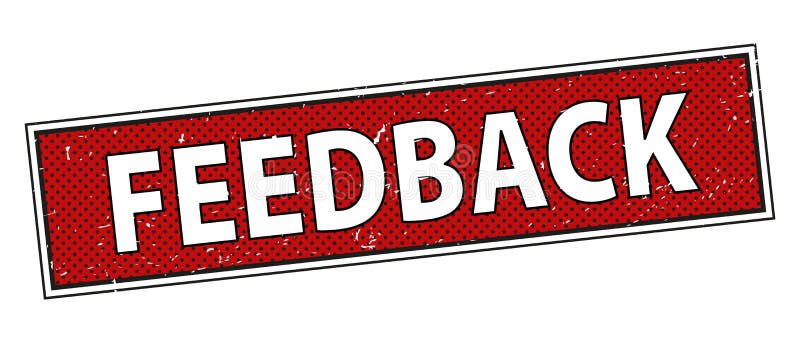 Feedback Paper Peeler Sign. Feedback Sticker Vintage Label Stock Vector ...
