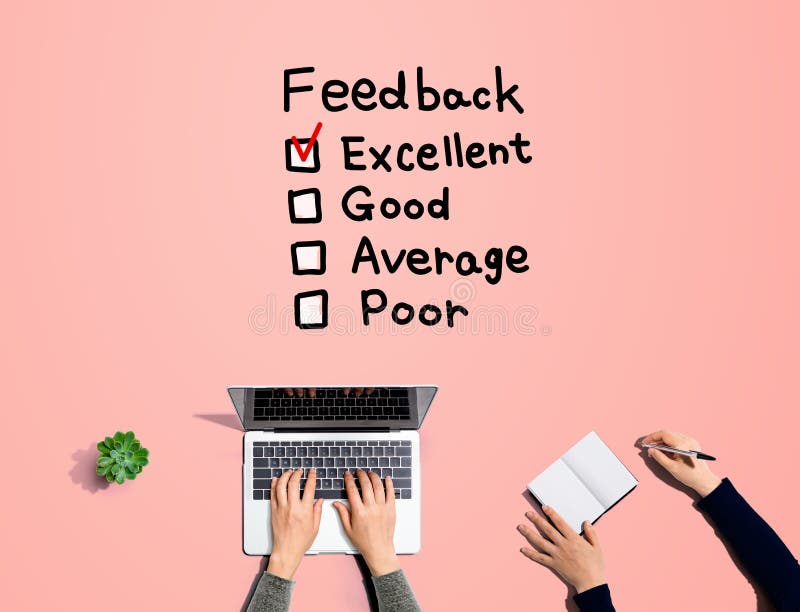 Feedback with People Working Together Stock Photo - Image of assessment ...