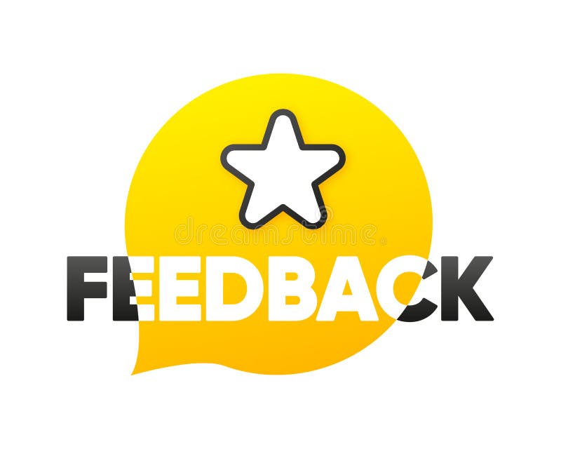 REVIEW US Yellow Sign. Striped Frame. Banner Isolated on White ...