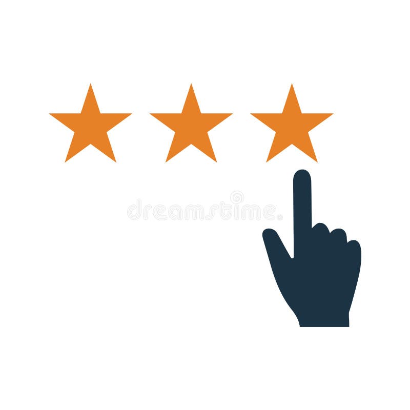 Feedback, Rating Icon. Glyph Style Vector EPS Stock Illustration ...