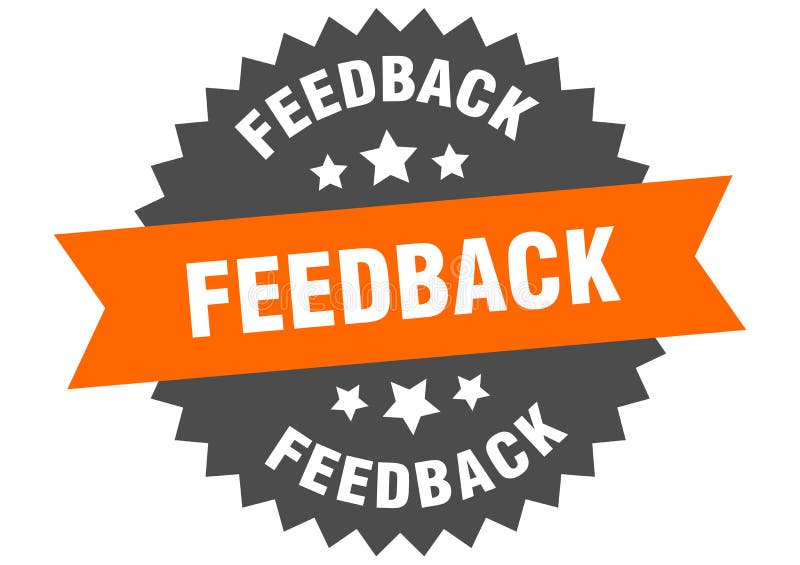 Feedback stock vector. Illustration of sticker, template - 160544715