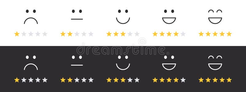 Feedback Stars. Satisfaction and Customer Service. Customer Review ...