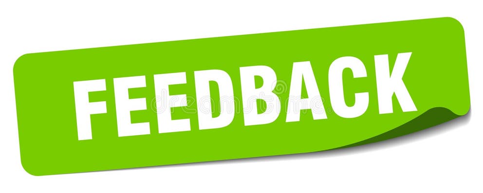 Feedback Sticker. Feedback Label Stock Vector - Illustration of ...