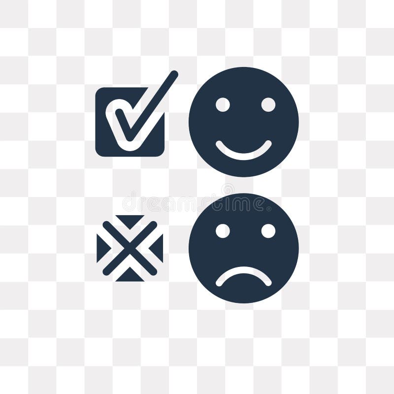 Feedback Vector Icon Isolated on Transparent Background, Linear Stock ...