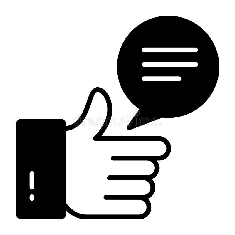 Feedback Vector Icon Isolated Icon White Background Stock Vector ...