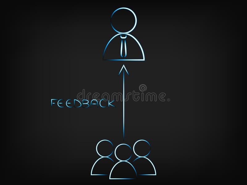 Lineares Ikonenkonzept Angestellte ` Feedbacks Angestellte ...