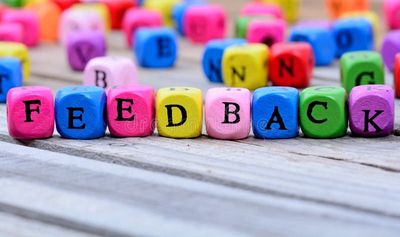 Feedback 3D Word Collage Evaluation Comment Review Stock Illustration ...