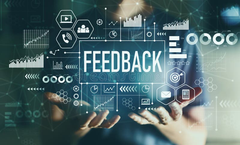 Feedback with young man stock photo. Image of communication - 134041106