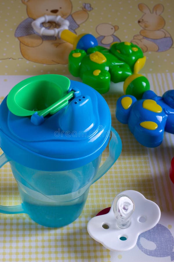 Feeding-bottle stock photo. Image of scope, bottle, rattle - 46626644