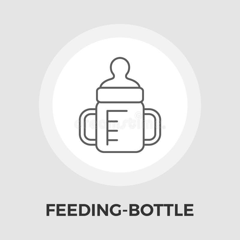 Feeding Bottle Vector Flat Icon Stock Illustrations – 1,714 Feeding ...