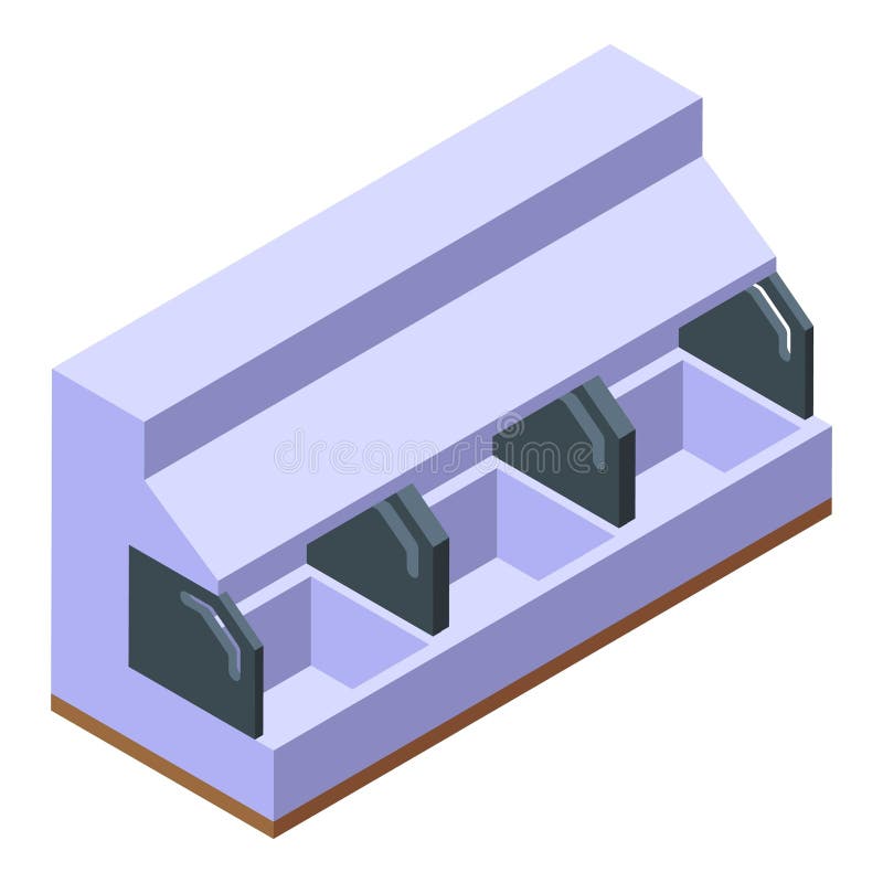 Feeding Chicken Box Icon Isometric Vector. Feed Production Stock Vector ...