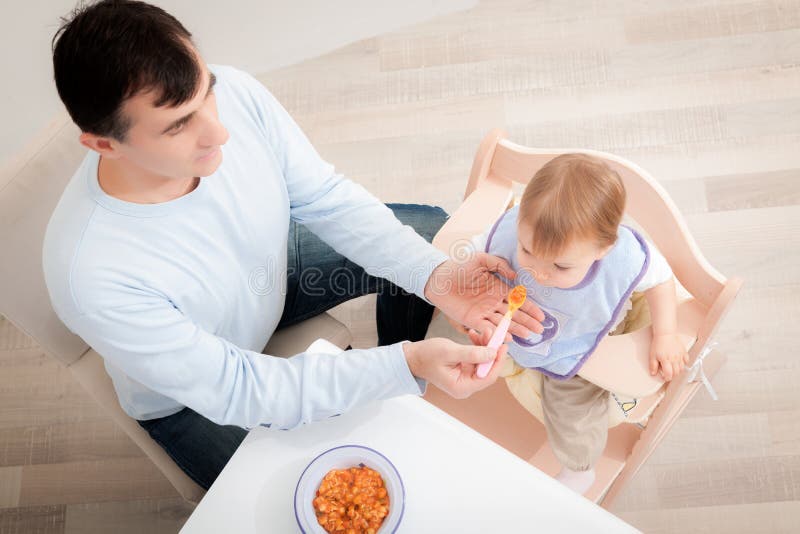 Feeding child stock image. Image of childhood, caucasian - 30785983