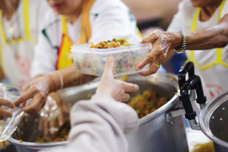 Feeding the Homeless and the Poor - Help Poor People Stock Image ...