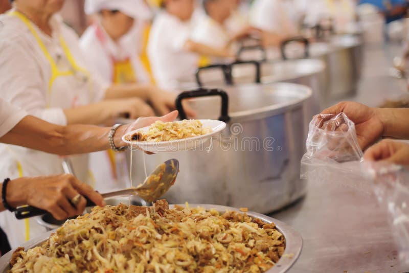 Feeding the Homeless and the Poor - Help Poor People Stock Image ...