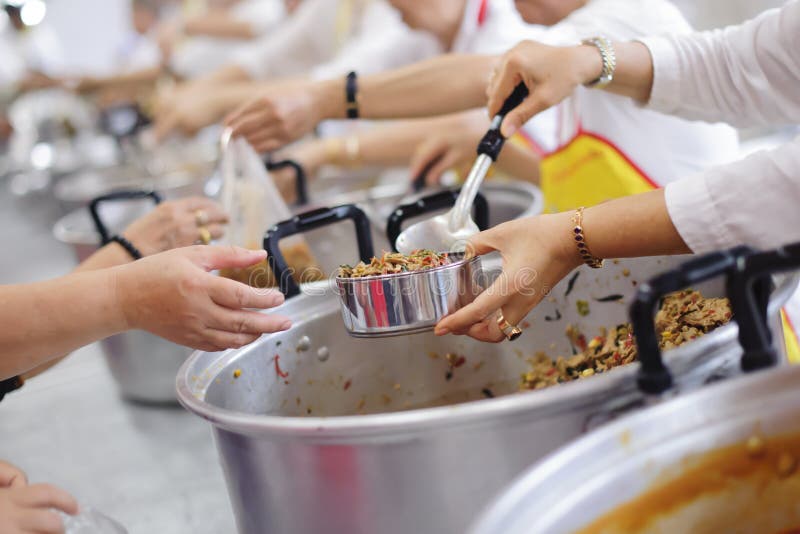 Feeding the Homeless and the Poor - Help Poor People Stock Image ...