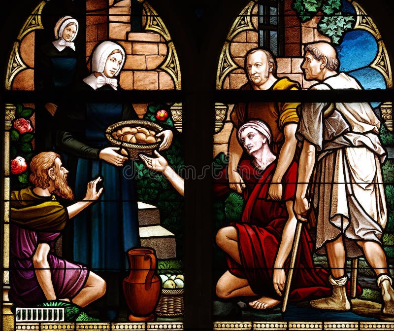 Jesus Feeding The Poor