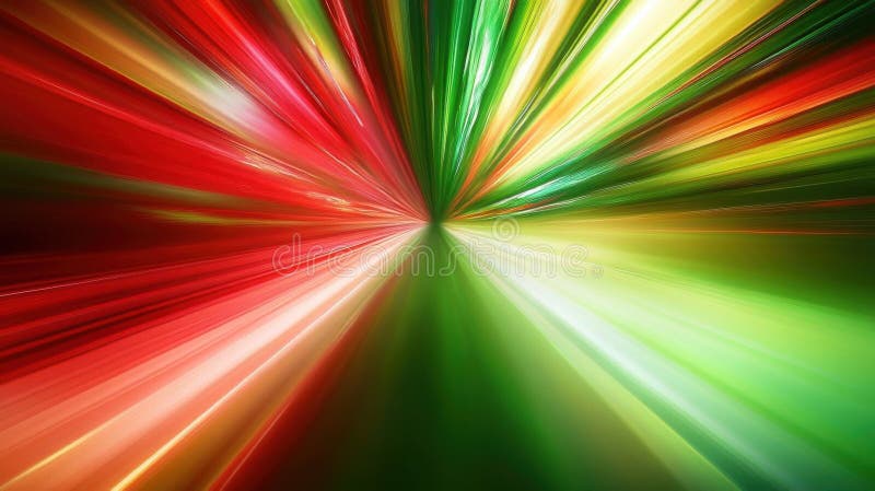 Feel the Color, a Burst of Energy in Abstract Composition with Light ...