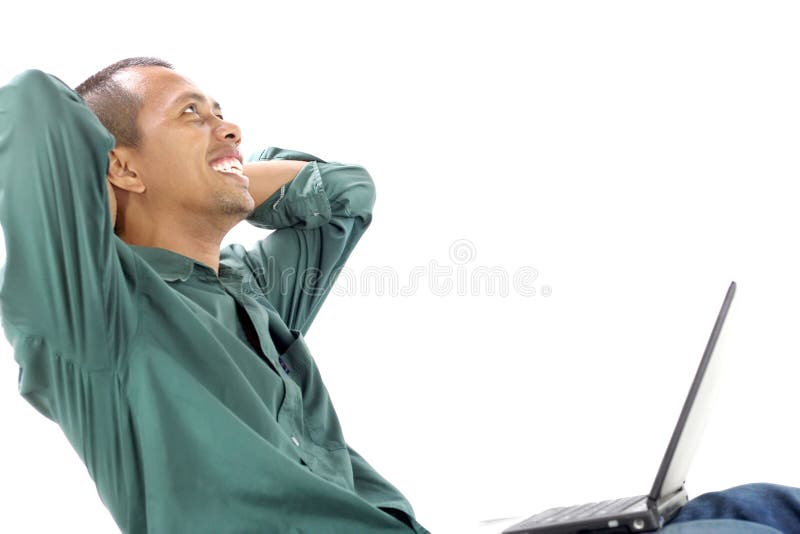 Feel comfortable stock photo. Image of successful, comfortable - 7174306