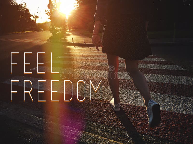 Feel Freedom And Enjoy Beautiful Winter Mountains Stock Photo - Image ...