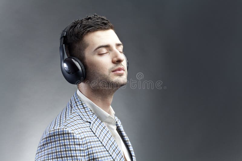 Feeling the music stock photo. Image of feel, relax, concept - 58002508