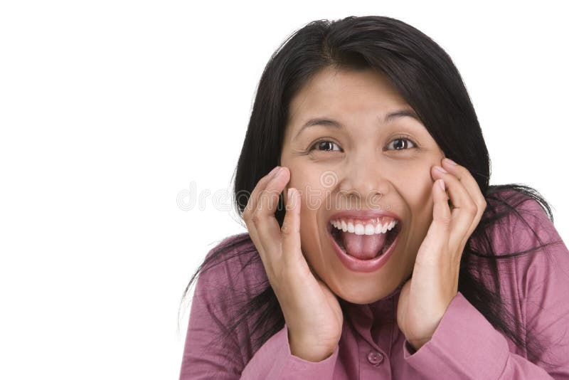 Man Gazing Surprisingly from Hole in Wall Stock Photo - Image of hole ...