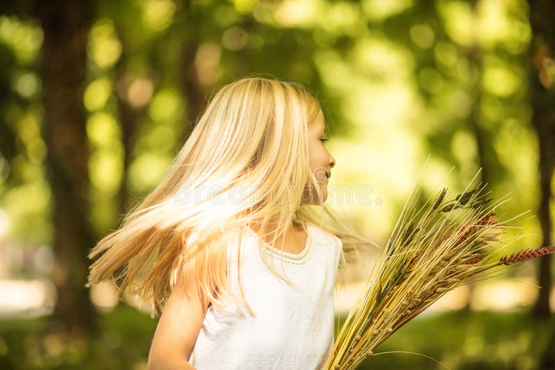 Feel the wind stock photo. Image of scenic, fild, walking - 134997890