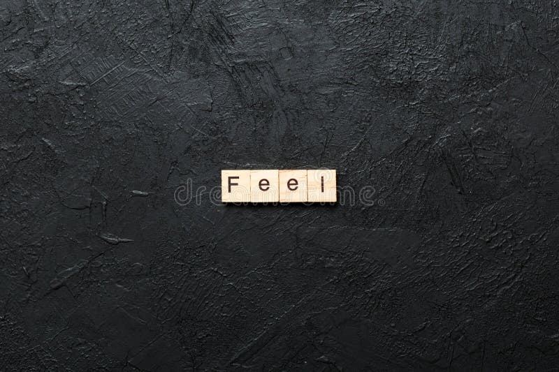 The Word FEEL Written on Wood Cube. Stock Photo - Image of symbol, dice ...