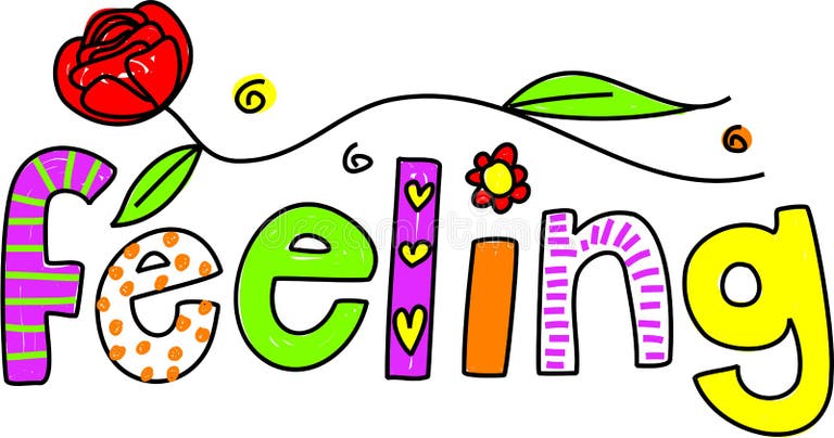 Feeling stock vector. Illustration of letters, emotions - 4115162