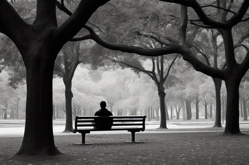 Social Isolation - Generative AI Stock Photo - Image of airport ...