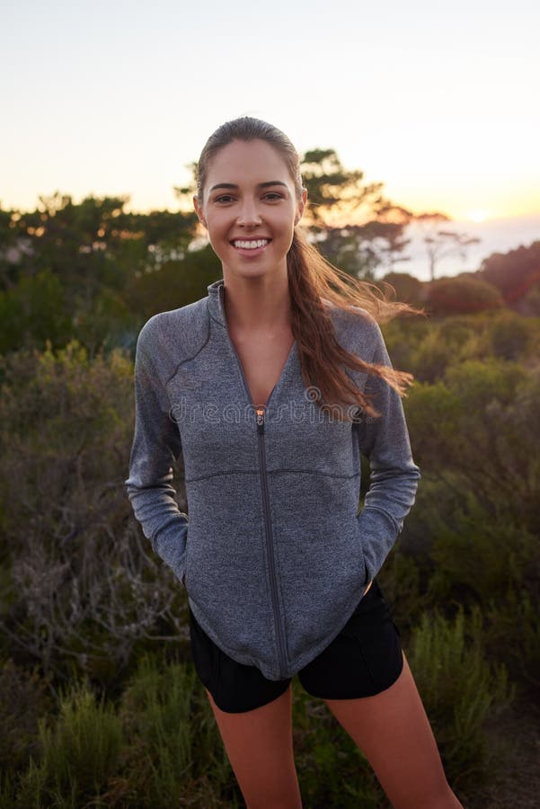 That Feeling after an Amazing Workout. Portrait of a Young Runner ...