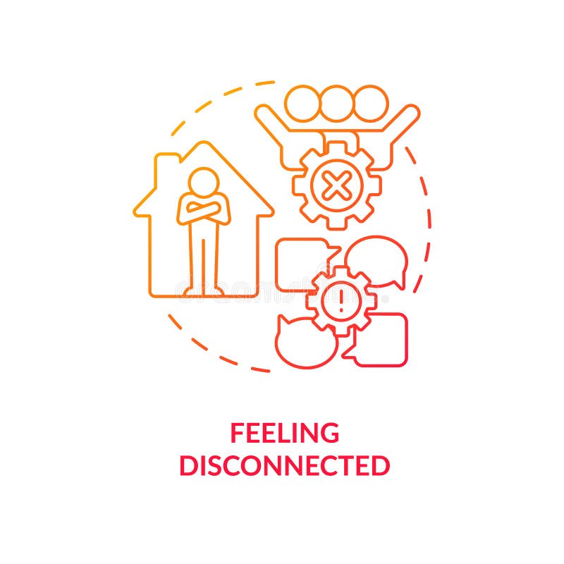 Disconnected Feeling Stock Illustrations – 47 Disconnected Feeling ...