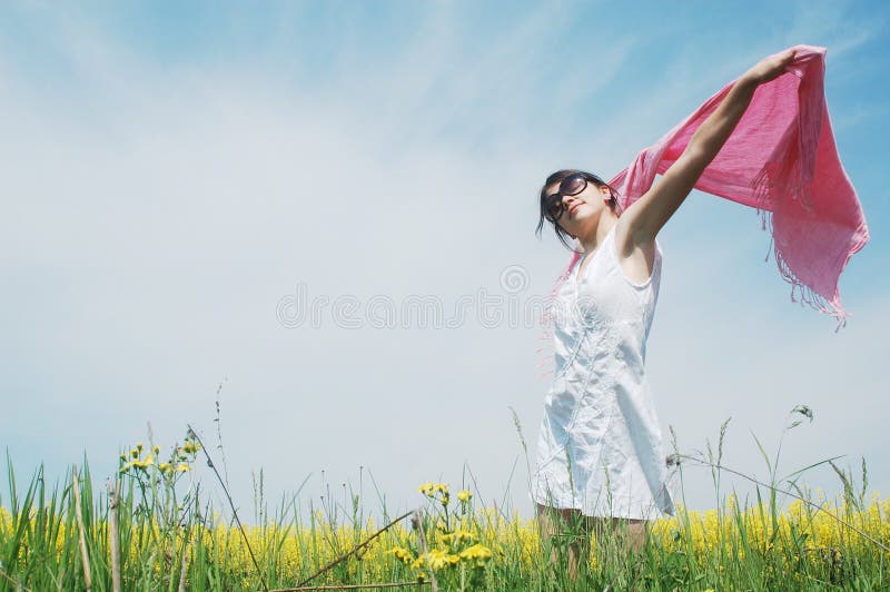 Freedom stock photo. Image of hill, freedom, countryside - 24422692