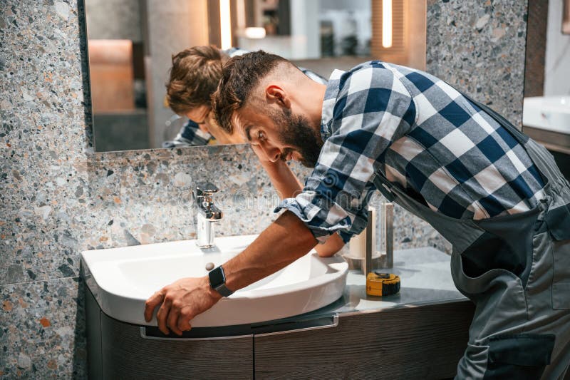 Feeling Frustated. Works with Sink Stock Image - Image of clothes ...