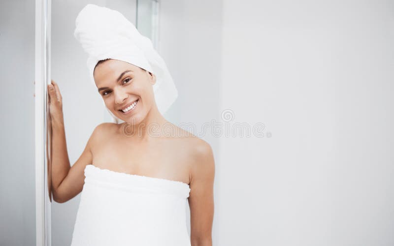 Feeling Like a Better Version of Myself. a Young Woman about To Take a ...