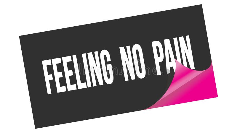 Pain Sticker Icon Isolated on White Background. Pain Icon Simple Sign ...