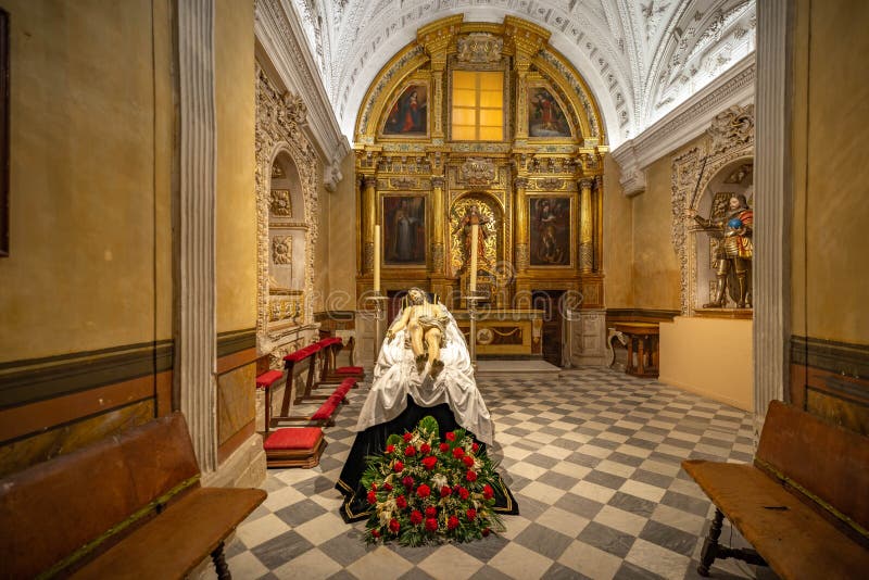 Feeling of Passion in Spain Stock Photo - Image of dome, altar: 215485156