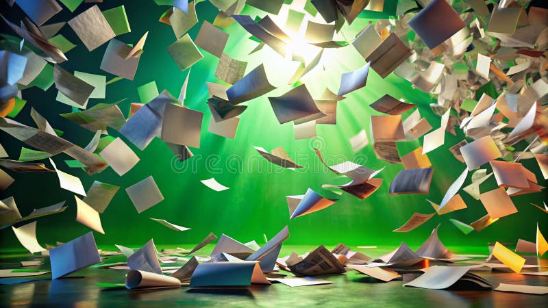 Feeling the Pressure Abstract Business Illustration of Overwhelm and ...