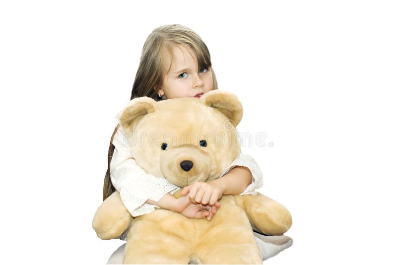 Feeling safe stock photo. Image of cuddle, face, melancholy - 6802904
