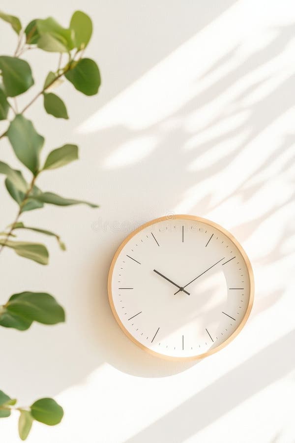 Feeling of Stagnation Captured in a Minimalist Clock Stuck at Noon ...