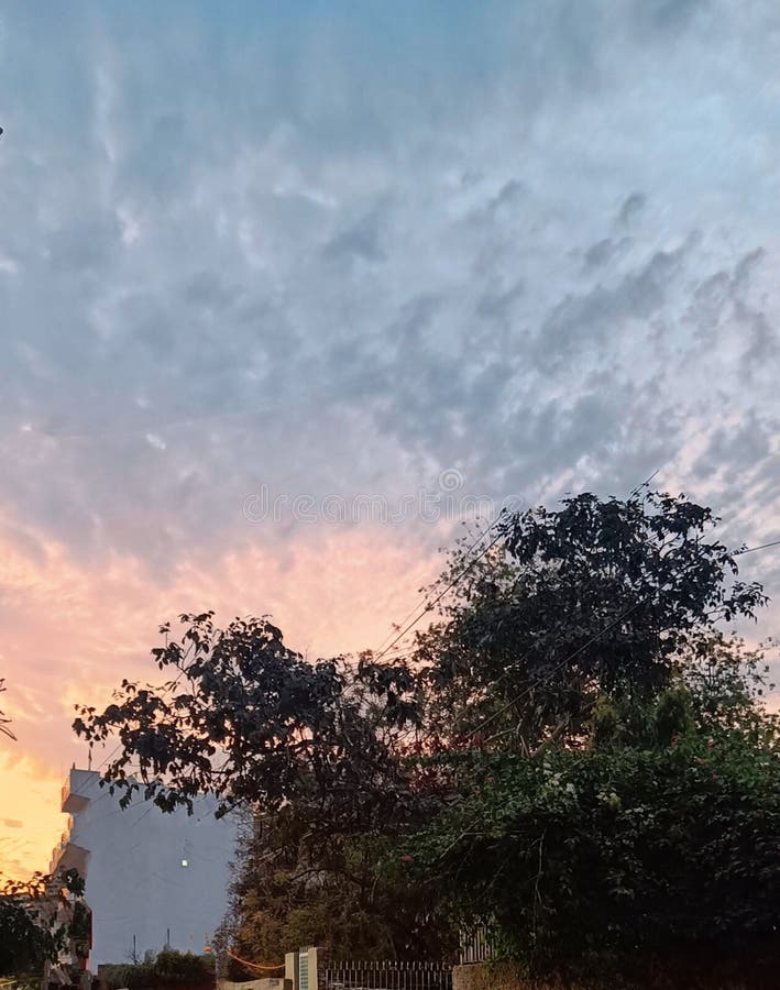 Feeling Sunshine on a Cloudy Day Stock Image - Image of cotton, cloud ...