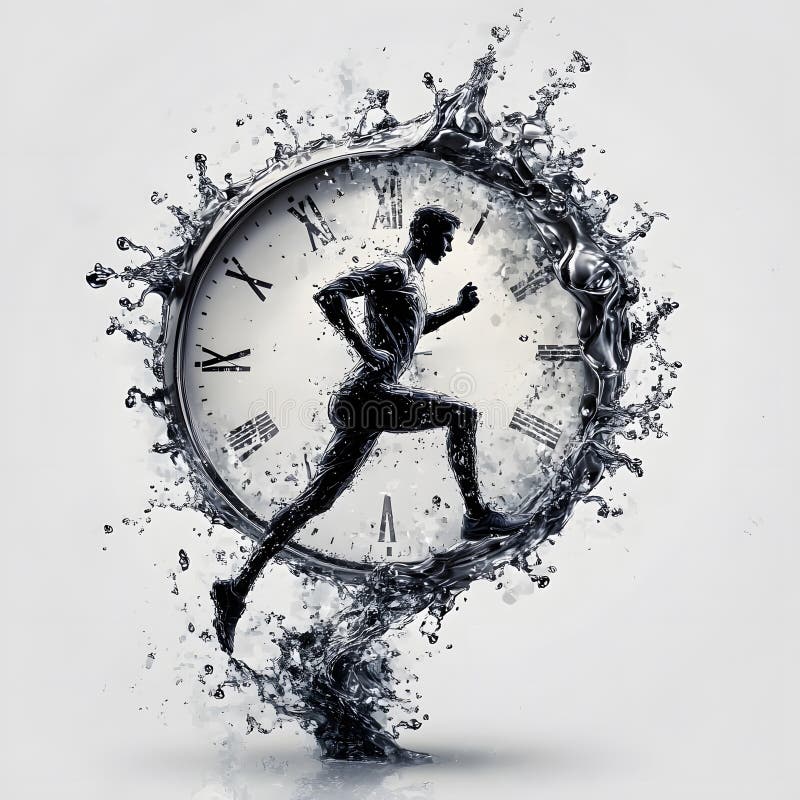 Don T Let No Time Ruin Your Health! Stock Illustration - Illustration ...