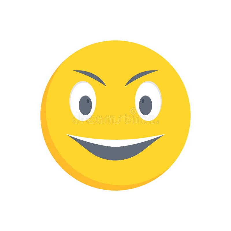 Feeling Vector Flat Colour Icon Stock Vector - Illustration of happy ...