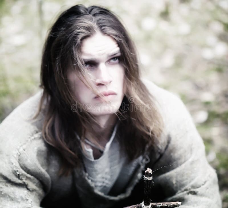 Feenhafter Magier Ein Zauberer Mit Einem Glasbereich, Ein Magischer ...