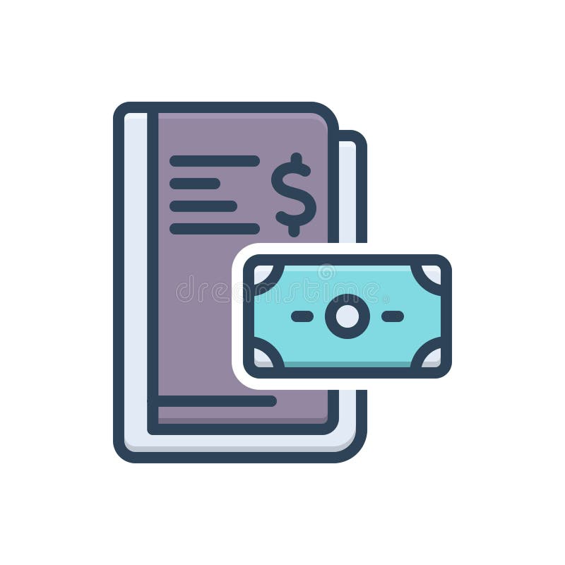 Color Illustration Icon for Fees, in Choice and Price Stock ...