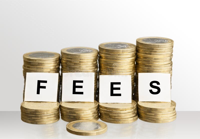 FEES stock image. Image of banking, charge, blocks, payment - 73212197