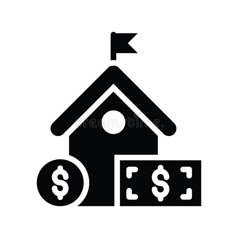 Fees Vector Solid Icon Style Illustration. EPS 10 File Stock Vector ...